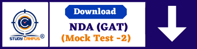 NDA Mock Test » NDA, CDS, AFCAT, CLAT, MCA, IMU CET, B ED, SSC, Banking ...